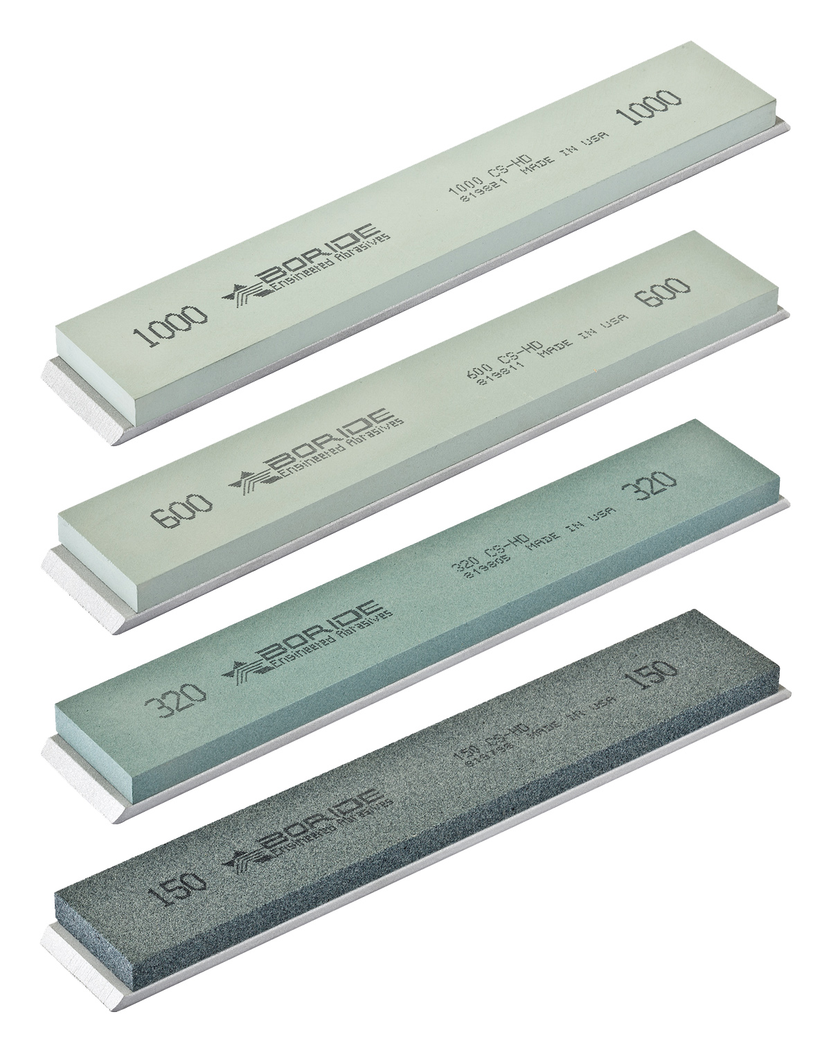 sharpeningstones.de - Boride CS-HD Set 150/320/600/1000 Grit FEPA